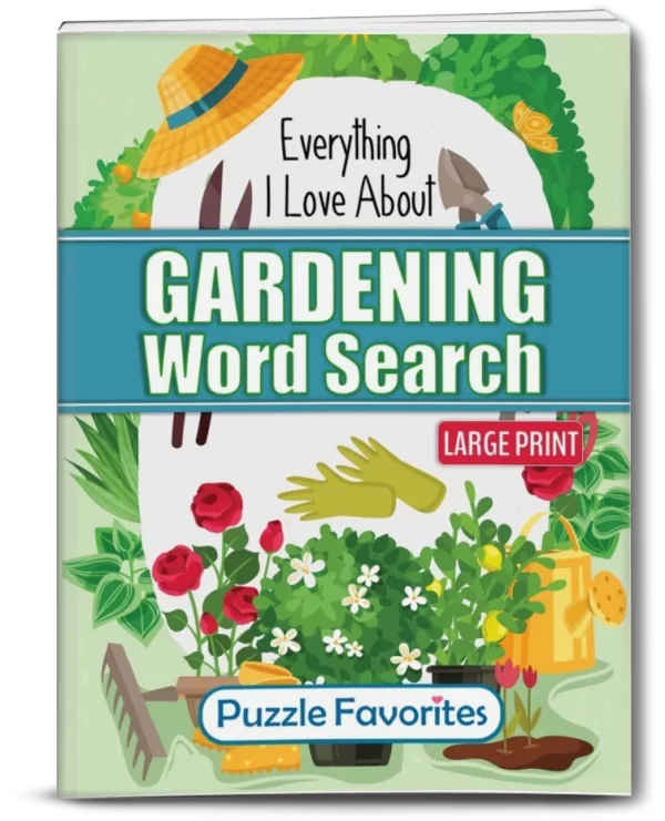 Gardening Word Search Puzzle Book | Puzzle Favorites